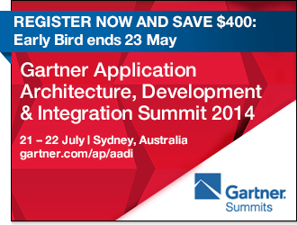 Gartner Application Architecture, Development & Integration Summit 2014 - iTnews