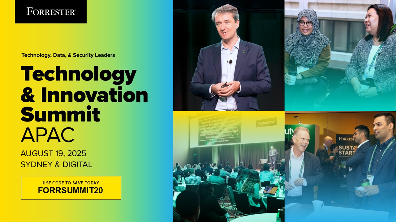 Forrester's Technology & Innovation Summit APAC 2025 - iTnews